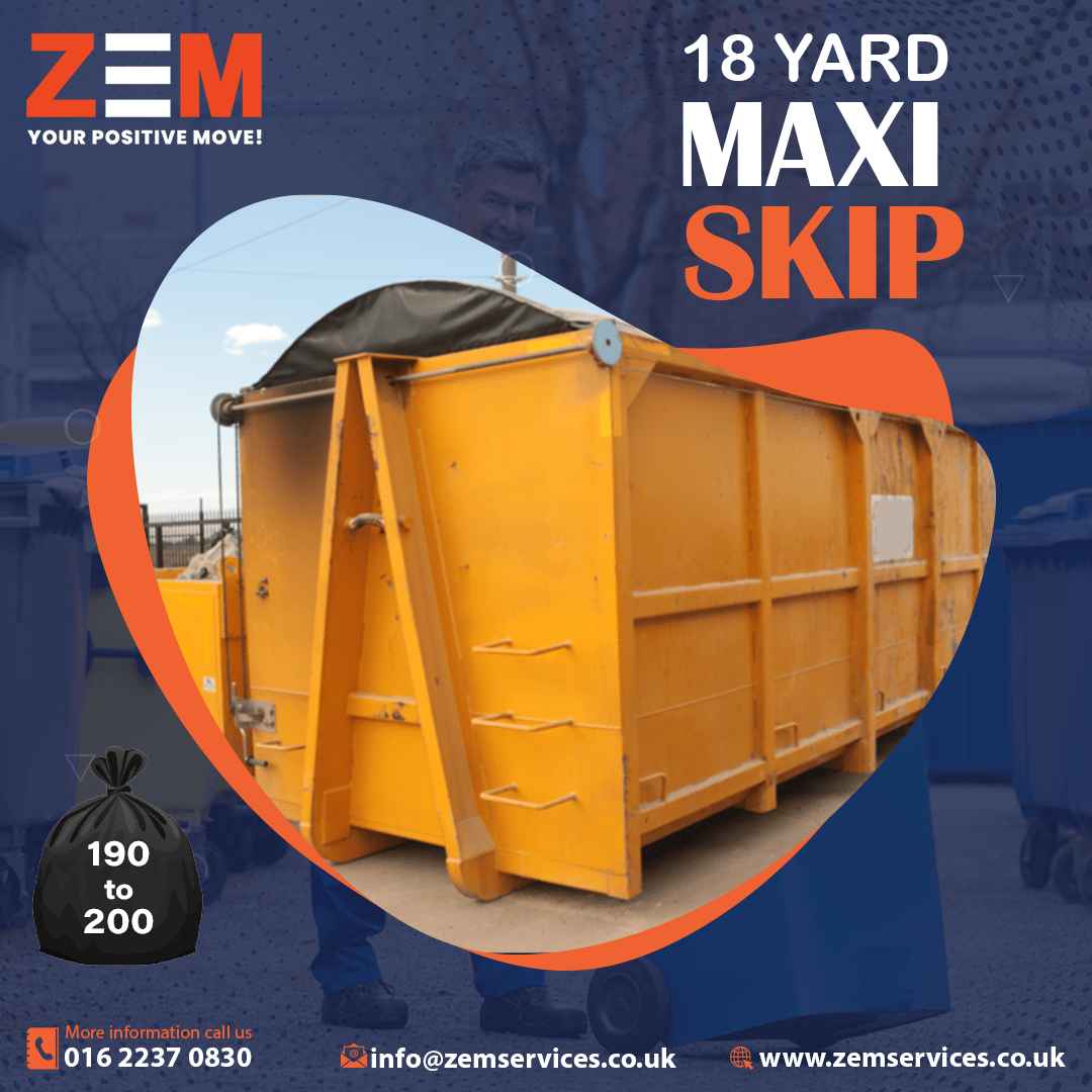 18 Yard Skip Hire - Get £20 Discount - Book Online Today