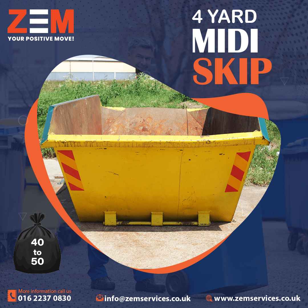 4 Yard Skip Hire - Get £20 Discount - Book Online Today